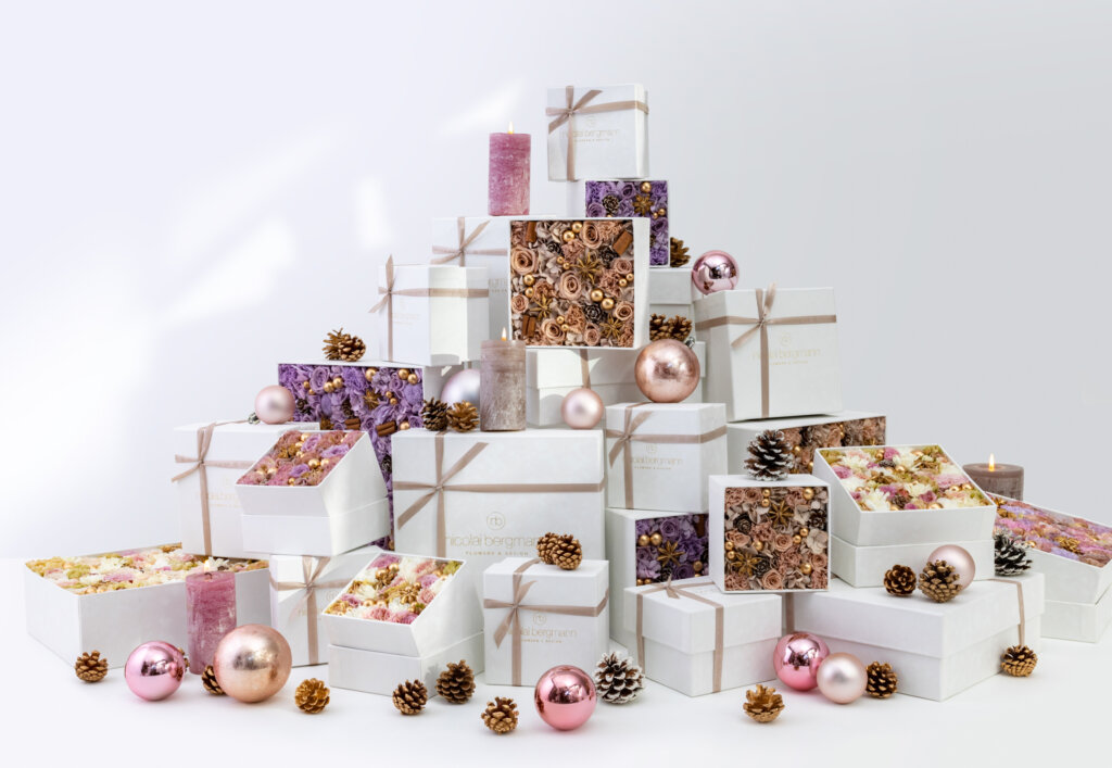 TOKYO: 2021 Japan Winter Collection Launch: Flower boxes depicting a ...